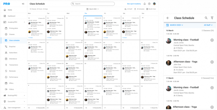 AcademyPRO Features - spynPRO